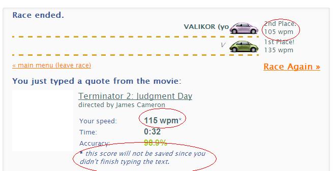 TypeRacer turns 5 years old and reaches 1 million users! – TypeRacer Blog